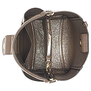 Calvin Klein Astatine Micro Mini Hobo Crossbody, Almond/Taupe/Modern Taupe,One Size