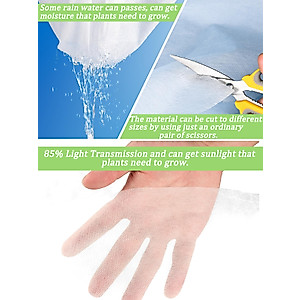 Abimars Plant Covers Freeze Protection 0.88 oz/yd², 9.8ft x 32.8ft Reusable Floating Row Cover for Garden, Frost Cloth Plant Freeze Protection, Plant Blanket for Outdoor Plants