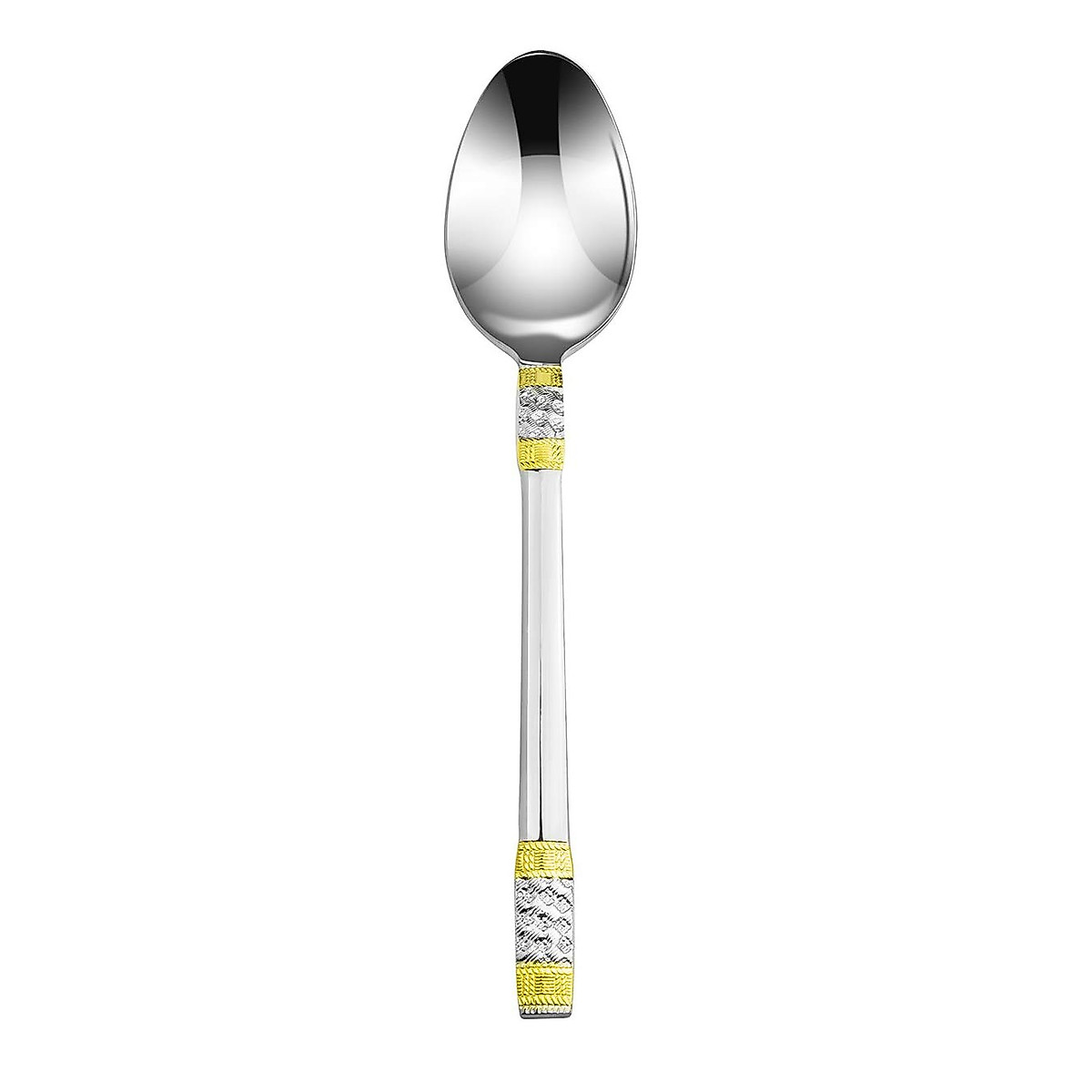 Venezia Collection "Milano" 20-Pc. Gold Flatware Set Service for 4, 18/10 Stainless Steel Silverware Cutlery, 24K Gold Trim