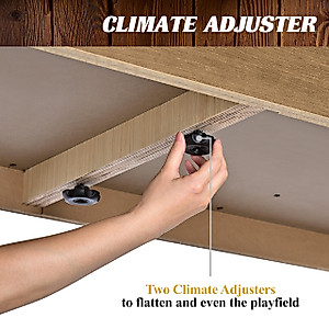 Barrington Billiards 9' Urban Shuffleboard Table with Scratch-Resistant Playfield and 8 Puck Set