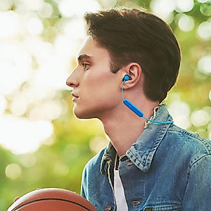 Sony WI-C300 Wireless Bluetooth in-Ear Headphones -Blue - 2 Pack Kit