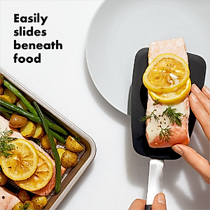 OXO Good Grips Large Silicone Flexible Turner, Stainless Steel