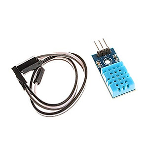 NOYITO DHT11 Digital Temperature Humidity Sensor Module 20-90% RH 0-50°C Single Bus Digital Temperature and Humidity Sensor Module (Pack of 2)