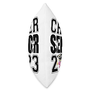 Cheerleader Graduating 2023 Gifts For Senior Night Cheerleader Cheer Senior Class of 2023 Graduation Throw Pillow, 16x16, Multicolor