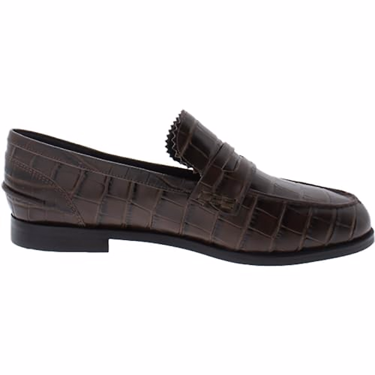 Marc Fisher LTD Women's Milton Moccasin, Dark Brown Leather, 8.5