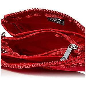 Kipling Women’s Creativity Small Pouch, Versatile Cosmetics Kit, Lightweight Nylon Travel Organizer, Red Rouge