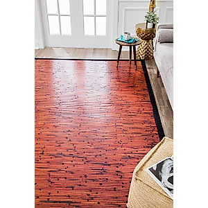 Anji Mountain 5-Foot-by-8-Foot Natural Fiber Rug, Cobblestone