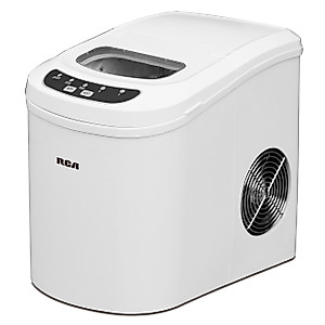 RCA Compact Ice Maker, White