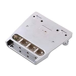 Fixed Metal Bass Guitar Bridge 4 String with Tool Set Hardtail Saddle Bridge for Rickenbacker Guitar parts