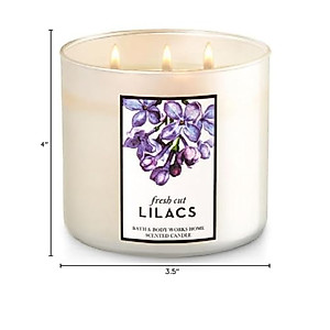 Bath & Body Works 3-Wick Candle in Fresh Cut Lilacs