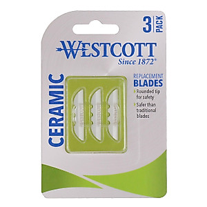 Westcott Ceramic Replacement Blades 3-Pack