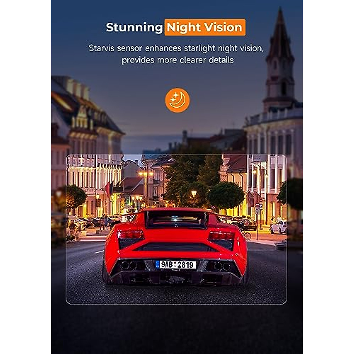 Dash Cam WiFi 2.5K 1440P Front Dash Camera for Cars, E-YEEGER Car Camera Mini Dashcams with App, Night Vision, 24H Parking Mode, G-Sensor, Loop Recording, 32G Card, Support 256G Max