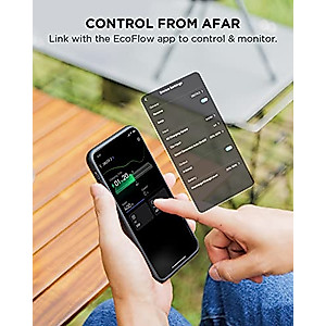 EF ECOFLOW Solar Generator DELTA2 with 220W Solar Panel, LFP(LiFePO4) Battery, Fast Charging, Portable Power Station for Home Backup Power, Camping & RVs