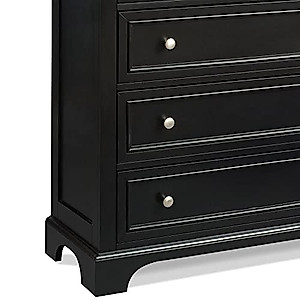 homestyles Black Bedford Four-Drawer Chest
