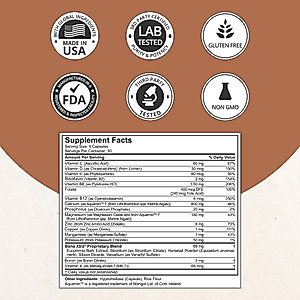 Bundle Vanilla Protein Powder for Kids & Teens - Protein, Multivitamin, Omega 3-6-9, Probiotic, Calcium and Bone Xtra - Bone Strength 120 Vegan Capsules for Optimal Growth, Bone Health & Bone Strength