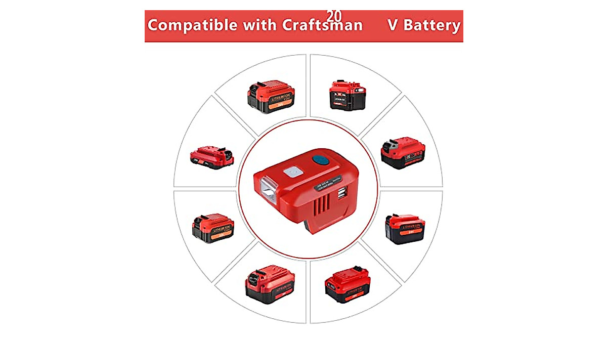 BTRUI Craftsman 20V Inverter Generator - Portable Power