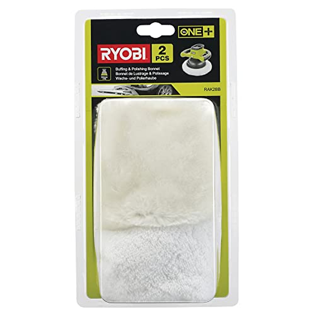 Ryobi RAK2BB Buffer Accessory Set - White (2-Piece)