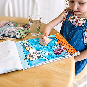 Melissa & Doug My First Paint With Water Activity Books Set - Animals, Vehicles, and Pirates - FSC Certified