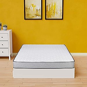 Greaton, 5/7/8/10 Inch Medium Firm High Density Foam Mattress, Comfortable Mattress for Cooler Sleep Supportive & Pressure Relief, Full XL, White