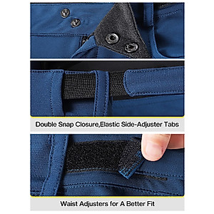 ARSUXEO Mens Bike Shorts,Cycling Shorts,Mountain Bike Shorts MTB Shorts Loose Fit with Moisture-Wicking Waistband Dark Blue Size Medium