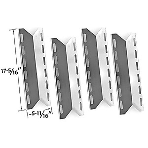 Grill Parts Gallery Replacement Kit for Jenn-air 740-0141, Jenn-air 750-0141, Jenn-air 750-0142 Gas Models Includes Four Burners & Four Heat Shields