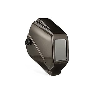 Jackson Safety Welding Helmet, Lightweight, Durable, Flexible, Fixed Shade W10 HLX Protective Welder Face Mask with Black Shell for Men and Women, Heavy Metal Graphic, 20508
