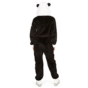Tipsy Elves' Women's Panda Costume - Cute Black and White Bear Halloween Jumpsuit Size Small