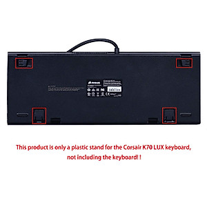 HUYUN Plastic Stand Foot Leg Replacement for Corsair K70 Mechanical Keyboard