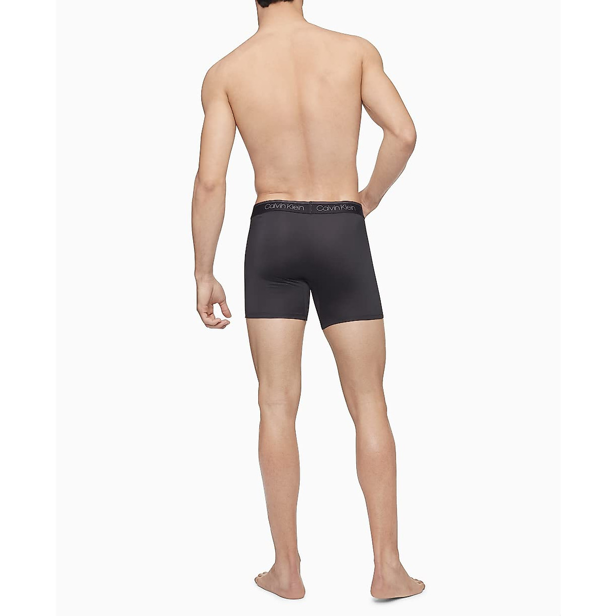 Calvin Klein Men's Micro Stretch 5-Pack Boxer Brief, 5 Black, Medium