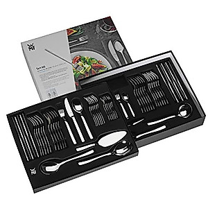 WMF Vision Cromargan Protect Cutlery Set for 12 People, 49 x 39 x 10 cm, Silver, 66 Pack