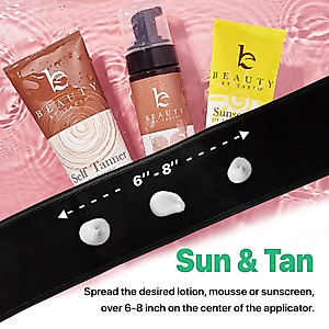 Self Tanner Tanning Mitt Set - Complete Tanning Mitt Kit with Exfoliating Gloves, Body and Face Tanner Mitts for the Perfect Fake Tan - Self Tanning Glove Mitt Applicator