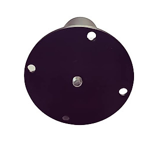 Radiant 53 Furniture Legs 4 Inch, 4 Pieces, Strong and Stylish Stainless Steel(Color Black) with Hard Plastic Base