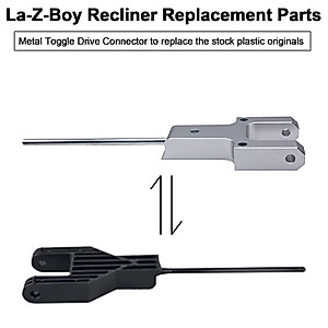 Metal Toggle Drive Connector Fits La-Z-Boy/Lazyboy Power Recliners, Fits for La-Z-Boy Power Rocker Recliners