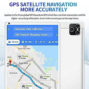 Kids Tablet 8 Inch, Toddler Tablet for Child, Ages 6 to 12, 2GB 32GB Storage Dual Camera WiFi BT IPS Touch Screen Tablet for Kids, Octa Core Processor, 4500mAh (White)