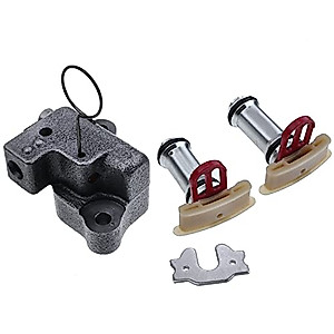 A-Premium Engine Timing Chain Kit W/Tensioner [fits DOHC, 6Cyl 3.7L 3.5L] Compatible with Ford F-150, Explorer Mustang 11-17, Edge, Taurus 13-19, Transit-150 15-17 & Lincoln MKS MKZ 13-16, MKX 11-16