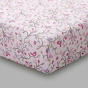 Baby Spark Chirpy The Bird 3pc Soft Cotton Crib Bedding Set