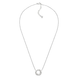 Silpada 'Karma Swirl' Pendant Necklace in Sterling Silver, 18" + 2"