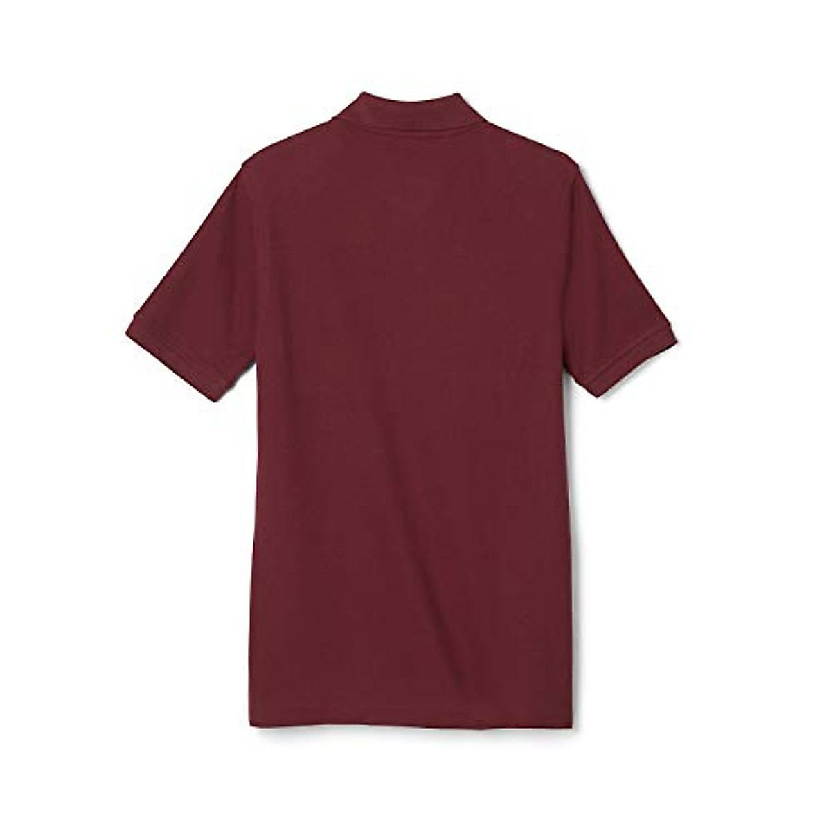 French Toast Big Boys Short Sleeve Pique Polo, Burgundy, X-Large/14/16
