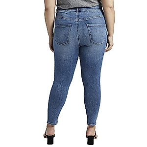 JAG Jeans Women's Plus Size Valentina Pull-On Skinny Jean, Boardwalk, 20