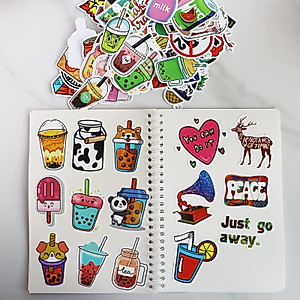 Reusable Sticker Storage Book Collecting Album Blank Stickers Organizer Book A5 Size with 40 Sheets Blank Release Paper for Stickers Holder Collection (BLUE-2)