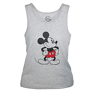 Disney Mickey Mouse Tank and Shorts Pajama Set, XL, Grey