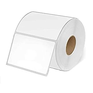AM-Ink 3" x 2" Multipurpose & Shipping & Address Labels Compatible with Zebra & Rollo Label Printer, Premium Adhesive & Perforated (6-Roll/4,500 Labels)