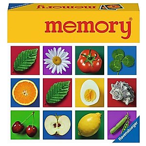 Ravensburger Classic Memory Game - Matching Picture Snap Pairs for Kids Age 6 Years Up
