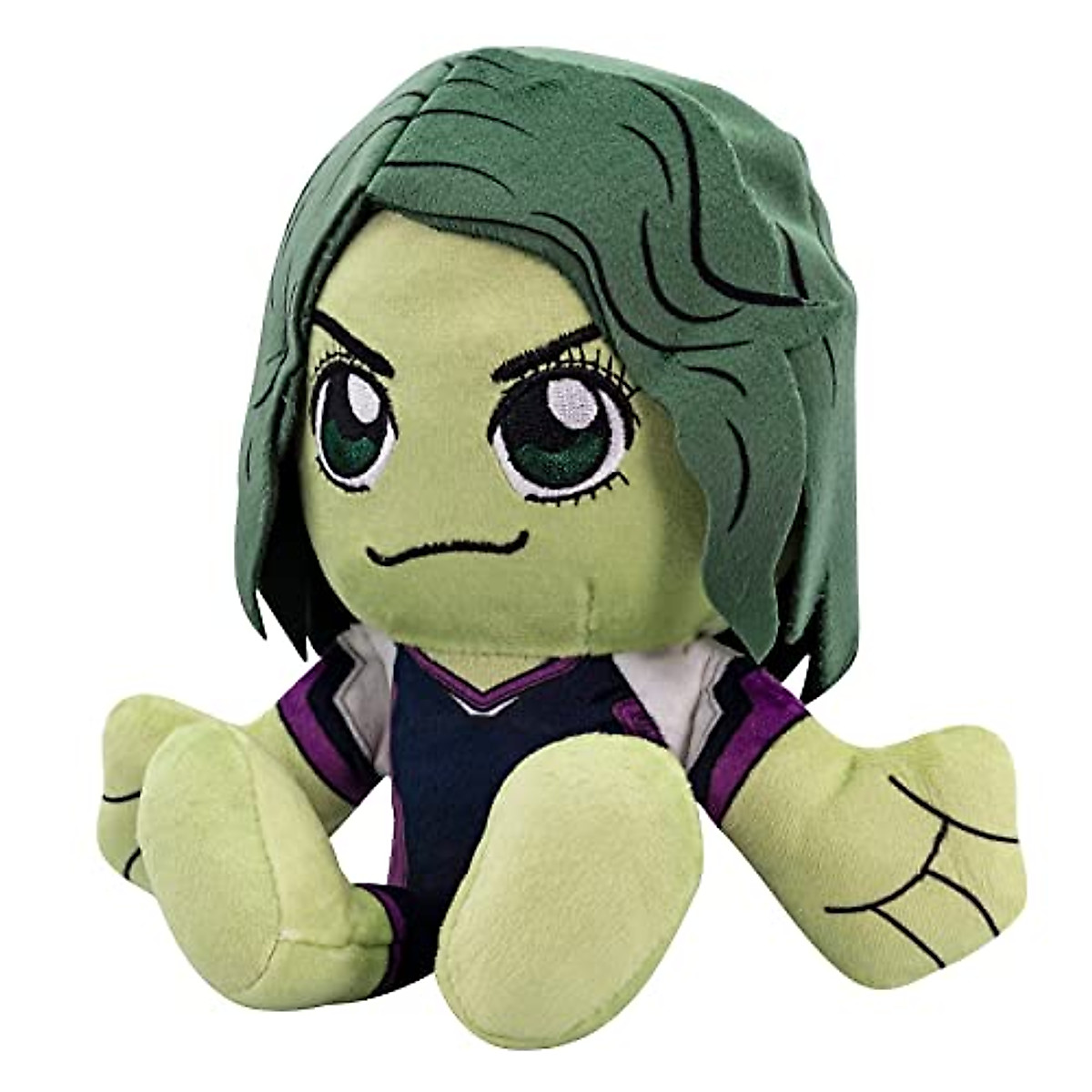 Bleacher Creatures Marvel She Hulk 8" Kuricha Sitting Plush- Soft Chibi Inspired Toy