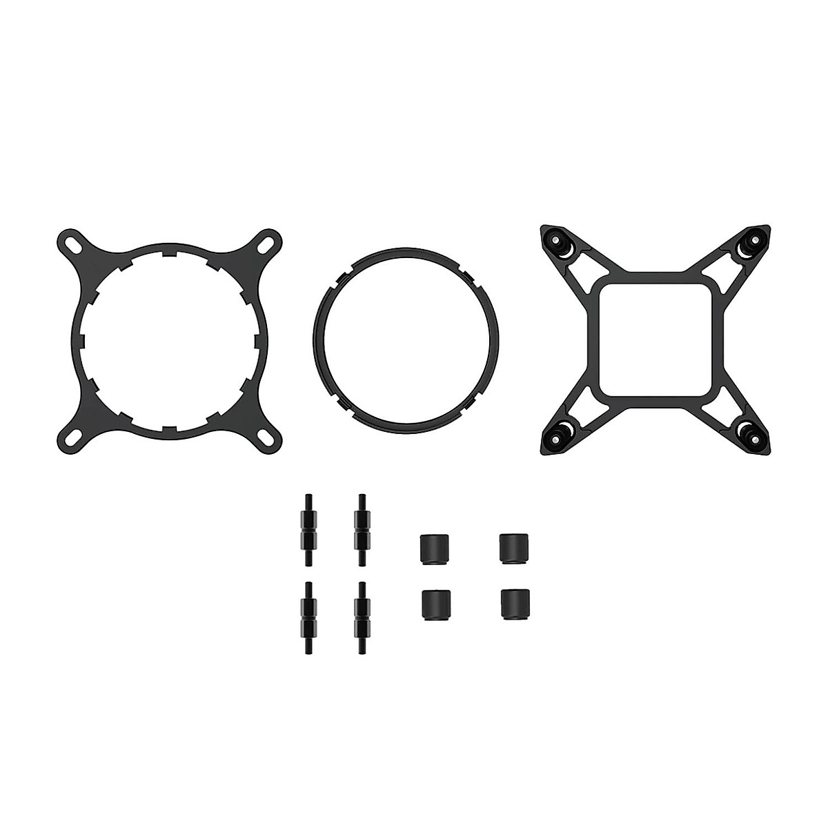 Premium Intel LGA1700 Retention Kit for Asetek-Based Liquid Coolers – Kit with Premium Finish Plus Easy Installation