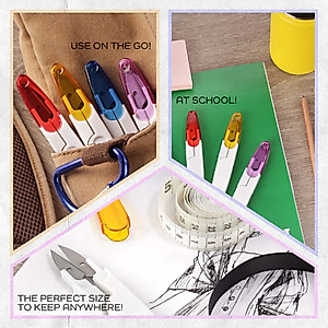 Professional Thread Snips - Multi-Purpose Travel Scissor - Purple - 1 Pair