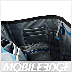 Alienware Vindicator 2.0 Gaming Laptop Messenger Bag, 13 inch/15 inch/17 Inch for Students, Gamers, Black/Teal Blue (AWV1317M2.0)