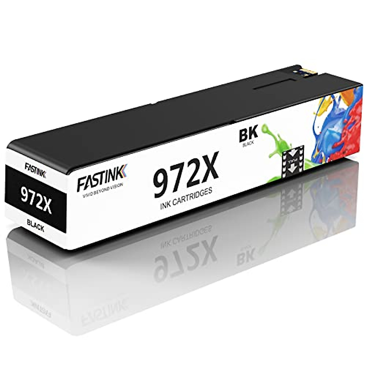 FASTINK Compatible for HP 972X Ink Cartridge High Yield Works with HP PageWide Pro 477dw 577dw 452dw 552dw 452dn 477dn 552dn 577z PageWide Managed P55250dw P57750dw Printer, 1 Black