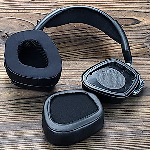 Void RGB Ear Pads defean Replacement Ear Cushion Cover Compatible with Corsair Void RGB Elite USB Premium Gaming Headset,High-Density Noise Cancelling Foam (Black Cooling-Gel)