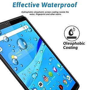 GOZOPO [2 Pack Screen Protector for Lenovo Tab M8 (8 inch), Scratch Resistant 9H Hardness Tempered Glass for Lenovo Tab M8 Tablet 8''